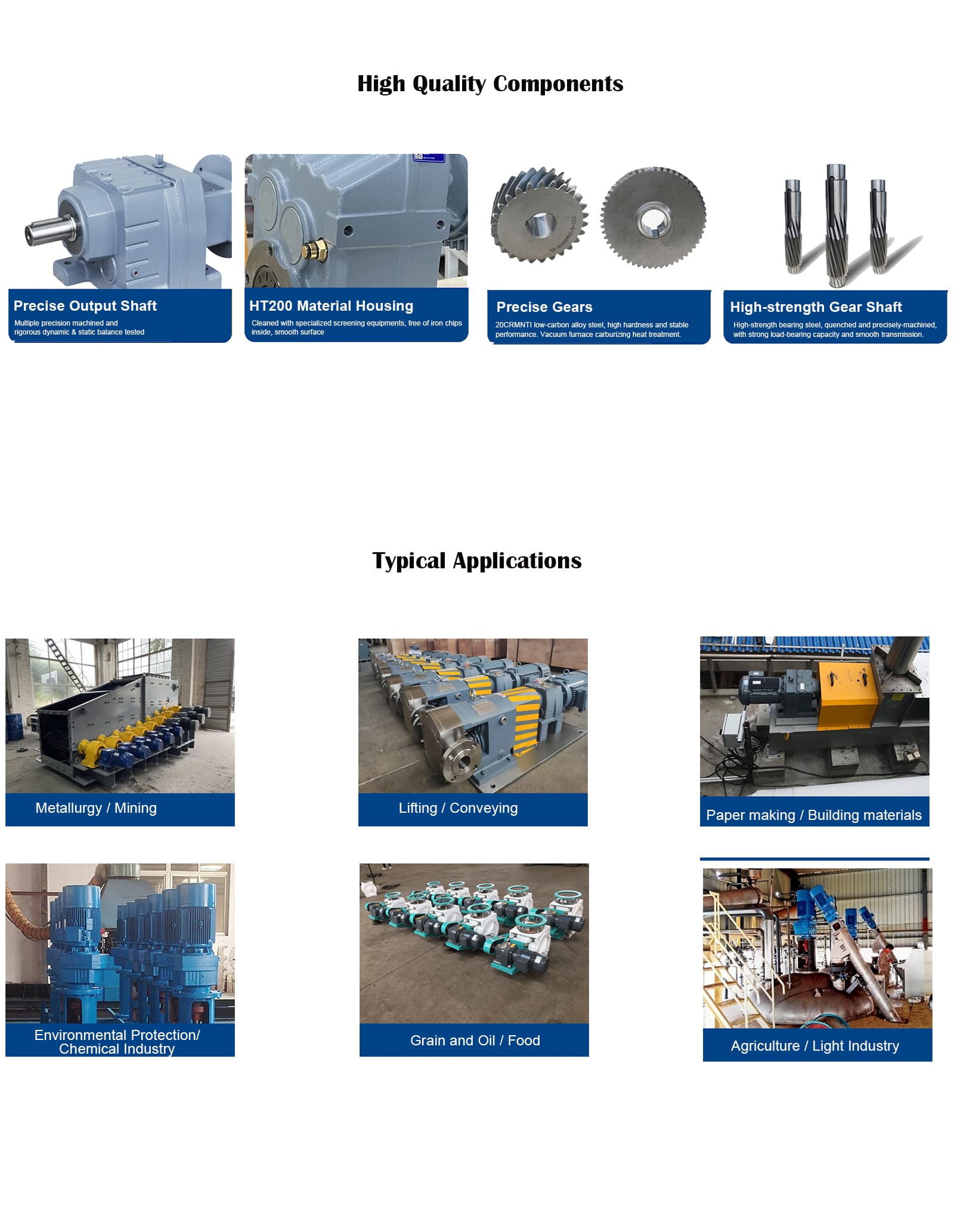 R Series High Torque Helical Gear Motor
